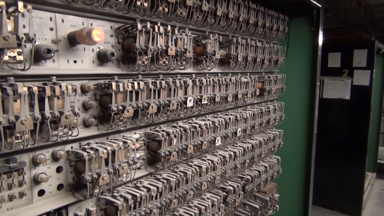 Enjoy a tour of a 1965 Otis Elevator high rise Machine room in its 1965 ...